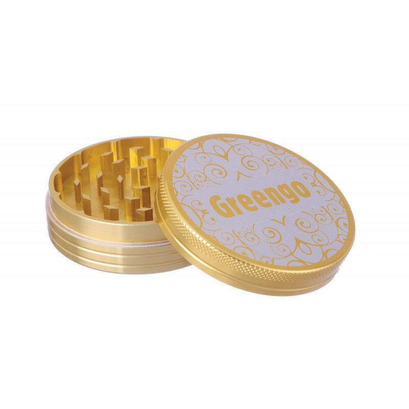 Greengo Grinder Gold 2-teilig 40mm - House Of Smart